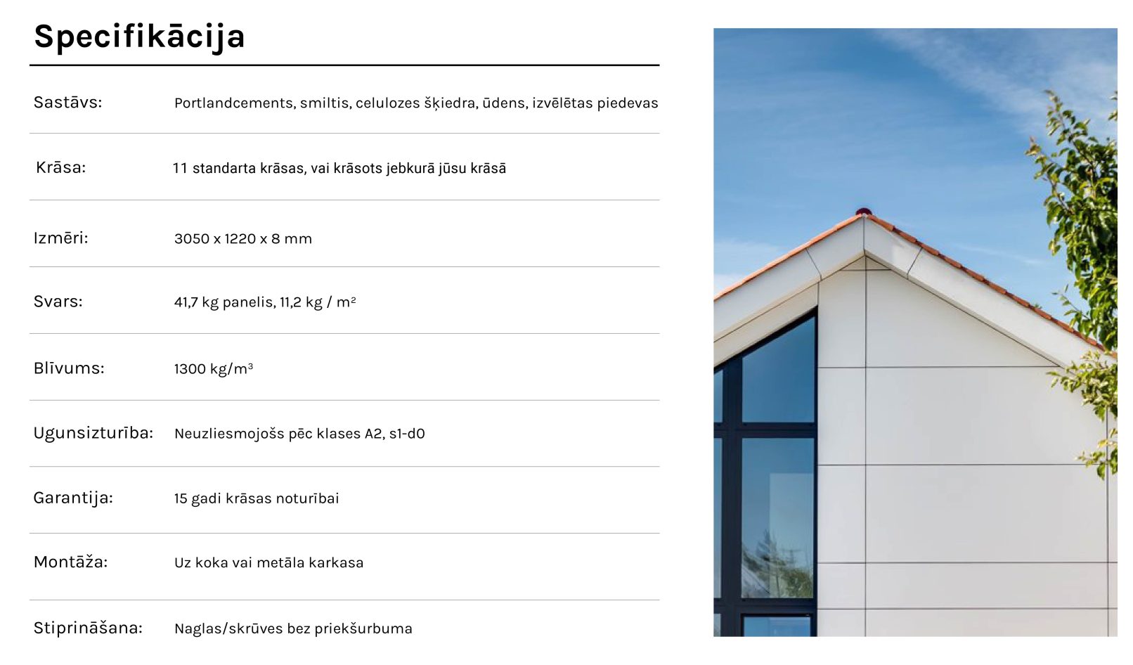 Šķiedru cementa fasādes paneļi – izturīgi un dekoratīvi ...
